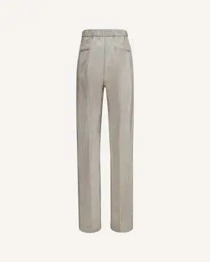 FORTE_FORTE Lurex Tweed Pants With Micro Sequins And Shimmering Thread