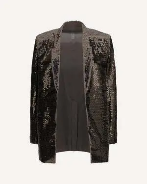 Rick Owens Concordian Embroidered Single-breasted Jacket - Multicolour