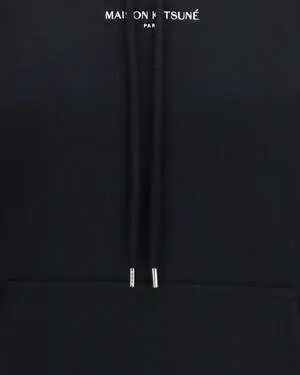 Maison Kitsuné Embroidered Logo Cotton Hoodie