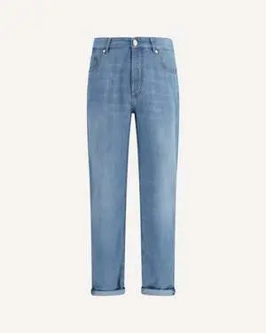 Brunello Cucinelli Cotton Jeans With Distressed Effect