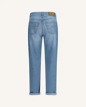 Brunello Cucinelli Cotton Jeans With Distressed Effect