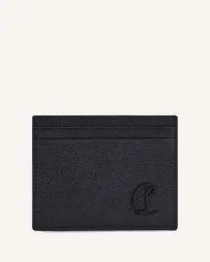 CHRISTIAN LOUBOUTIN Logo Card Holder - Black
