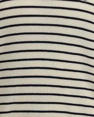 Prada Jacquard Wool And Cotton Blend Striped Sweater