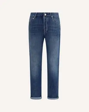 Brunello Cucinelli Straight Five-pocket Jeans In Cotton