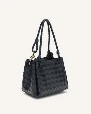Bottega Veneta Small Parachute Shoulder Bag - Black