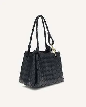 Bottega Veneta Small Parachute Shoulder Bag - Black