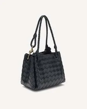 Bottega Veneta Small Parachute Shoulder Bag - Black