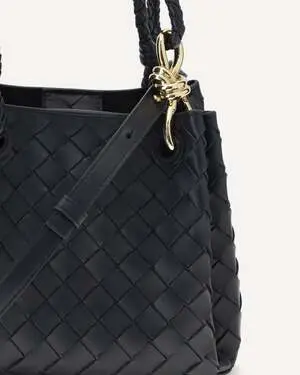 Bottega Veneta Small Parachute Shoulder Bag - Black