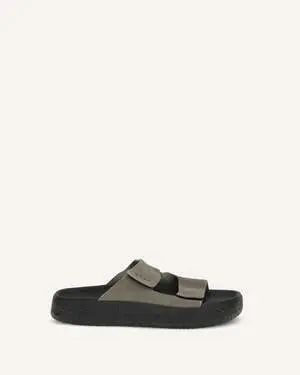 VEJA Etna Suede Sandals - Khaki