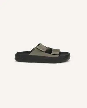 VEJA Etna Suede Sandals - Khaki
