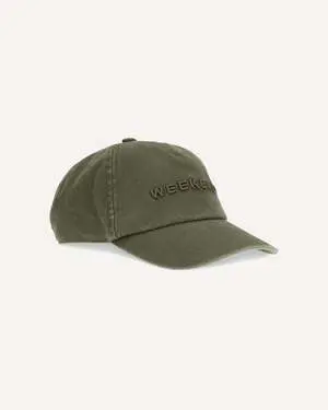 Max Mara Washed Cotton Baseball Cap