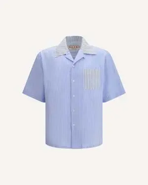 Marni Striped-pattern Shirt Shirt - Blue
