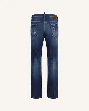 Dsquared2 642 Straight Leg Jeans - Blue