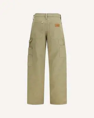 Alexander Wang Zip Carpenter Pants With Distressed Details
