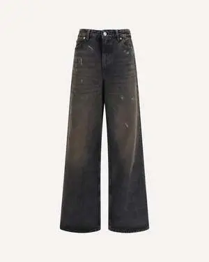 Our Legacy Full Cut Nebula Wash Jeans - Black