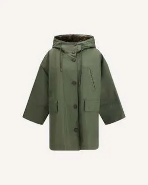 Max Mara Water-repellent Canvas Midi Parka