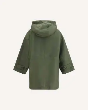 Max Mara Water-repellent Canvas Midi Parka