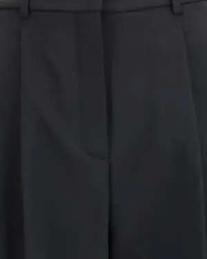 Max Mara Wide-leg Pleated Gabardine Trousers