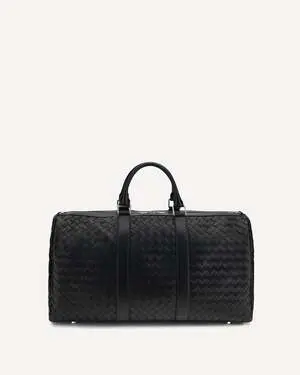 Bottega Veneta Intrecciato Cabin-size Travel Bag - Black