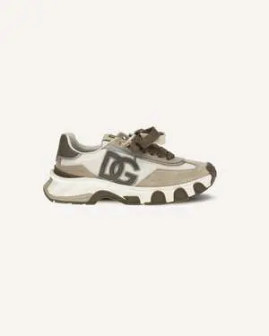 Dolce & Gabbana Leather And Mesh Sneakers