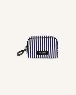 Dolce & Gabbana Striped Poplin Handbag