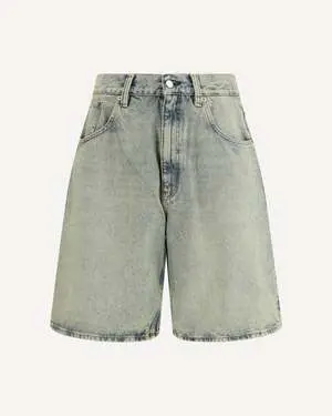 SUNFLOWER Super Wide Denim Bermuda Shorts