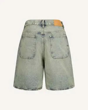 SUNFLOWER Super Wide Denim Bermuda Shorts