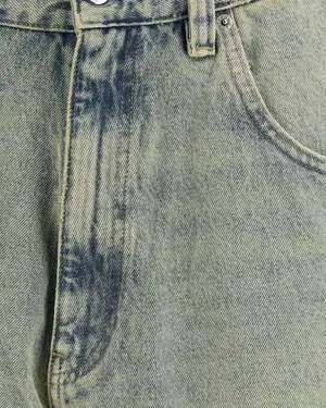 SUNFLOWER Super Wide Denim Bermuda Shorts