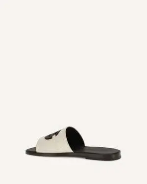 Dolce & Gabbana Canvas Slide Sandals