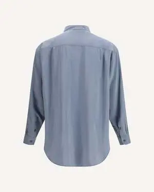 Giorgio Armani Wahed Ilk Hirt With Band Collar