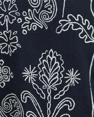 Giorgio Armani Cotton T-shirt With All Over Pattern Ale