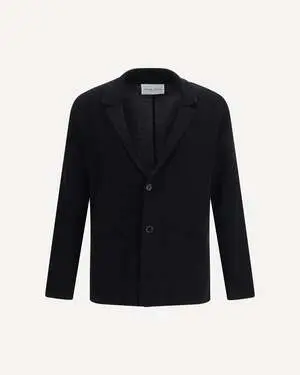 ROBERTO COLLINA Knit Jacket With Lapels