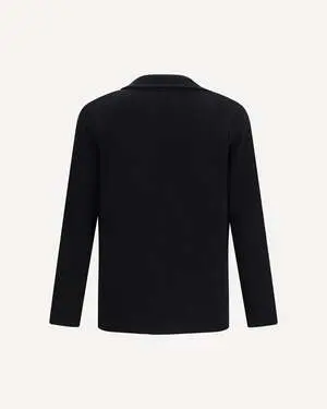 ROBERTO COLLINA Knit Jacket With Lapels