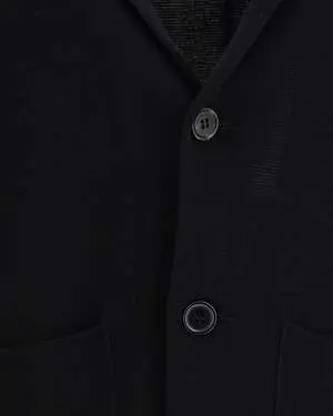 ROBERTO COLLINA Knit Jacket With Lapels