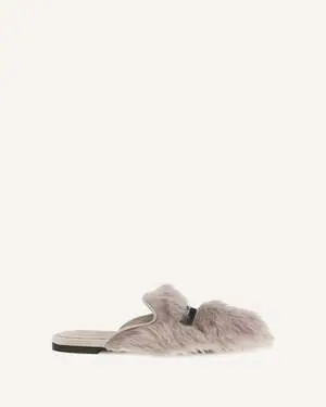 Dolce & Gabbana Sheepskin Mules