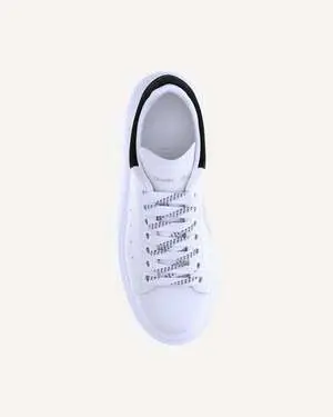 Alexander McQueen Leather Sneakers With Platform Sole - White