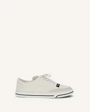 Dolce & Gabbana Dg Sailing Linen Sneakers - White