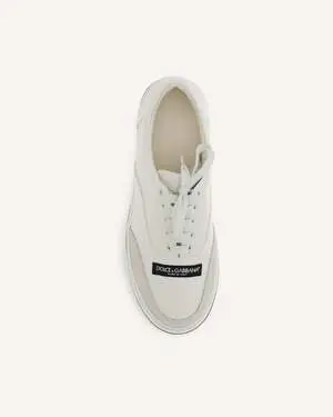 Dolce & Gabbana Dg Sailing Linen Sneakers - White