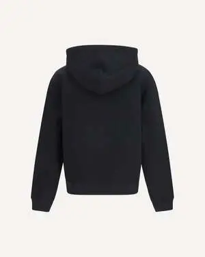 JIL SANDER Cotton Logo Detail Hoodie