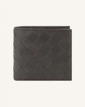 Bottega Veneta Bifold Leather Intrecciato Wallet