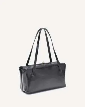 JIL SANDER Small Goji Pillow Shoulder Bag - Black