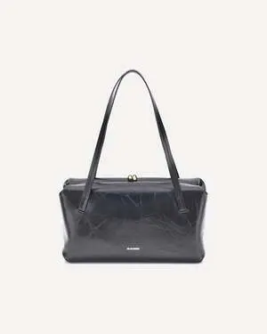 JIL SANDER Small Goji Pillow Shoulder Bag - Black
