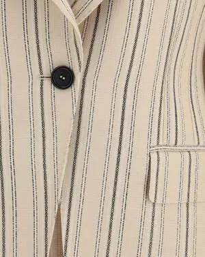 Dolce & Gabbana Single-breasted Regimental Pinstripe Jacket