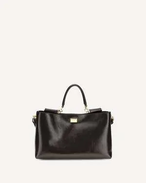 Dolce & Gabbana Vittoria Medium Handbag - Brown