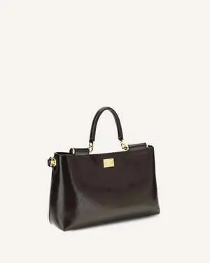Dolce & Gabbana Vittoria Medium Handbag - Brown