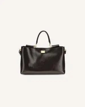 Dolce & Gabbana Vittoria Medium Handbag - Brown