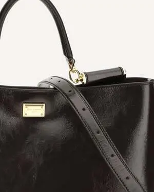 Dolce & Gabbana Vittoria Medium Handbag - Brown