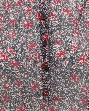 MARANT ETOILE Marant Étoile Maria Floral Print Cotton Voile Blouse