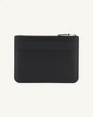 Comme Des Garçons Big Bow Leather Coin Purse - Black