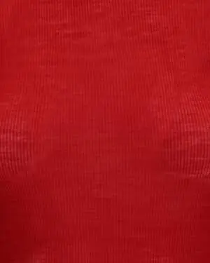 Versace Ribbed Knit T-shirt With Medusa Embroidery